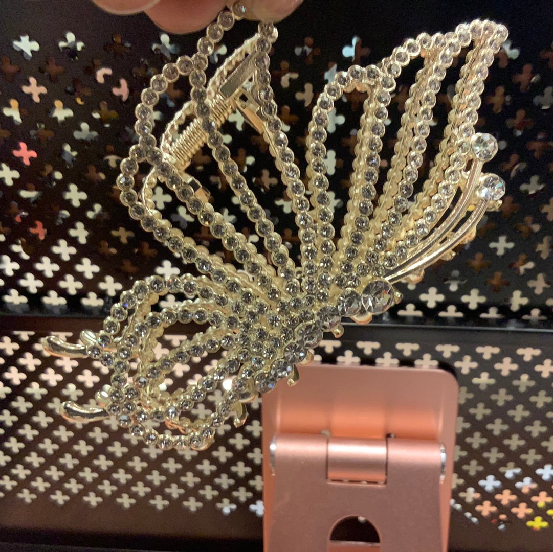 Gem Studded Butterfly clip – Soap Sweetie